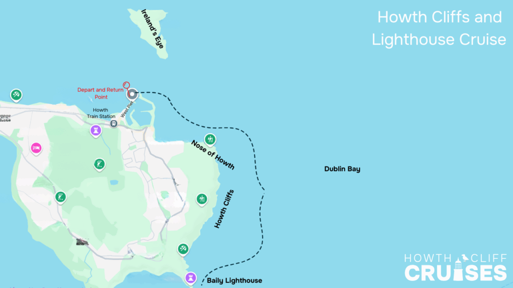 Howth Cliff Cruises | Howth Cliffs and Ireland's Eye Cruise